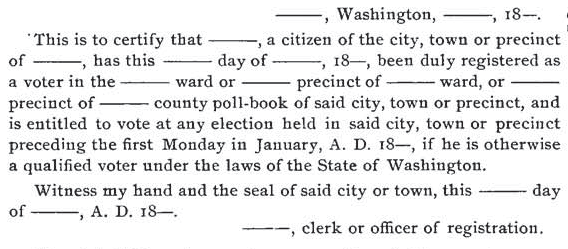 What Can We Learn From Voter Registration Cards? – Election Connection